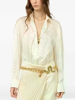 Roberto Cavalli Serpentine Print Shirt
