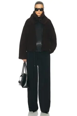 Sportmax Filtro Faux Short Hair Jacket
