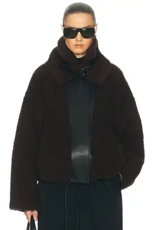 Sportmax Filtro Faux Short Hair Jacket