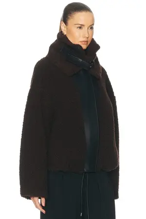 Sportmax Filtro Faux Short Hair Jacket
