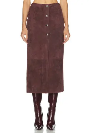 Altuzarra Pinkard Skirt - Deep Cherry