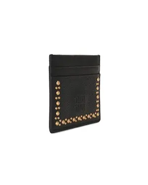 Miu Miu Madras Borchie Card Case