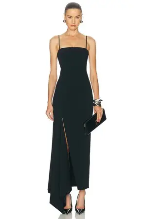 Givenchy Sliced Long Slit Dress