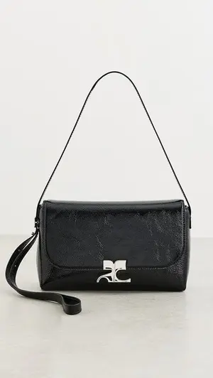 COURREGES Naplack Icotype Bag - Black