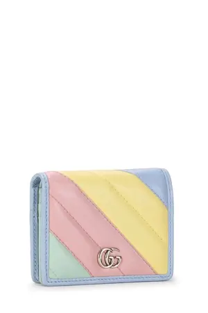 Gucci Multicolor Gg Marmont Card Case