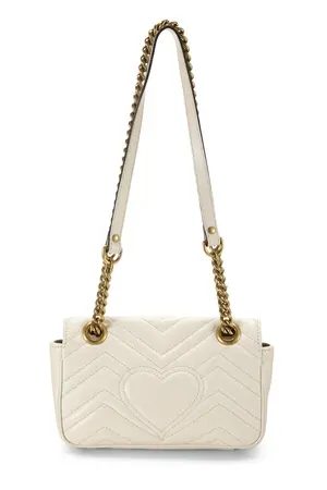 Gucci Leather Gg Marmont Matelassé Shoulder Bag