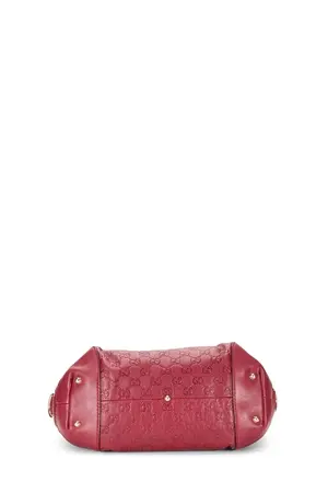 Gucci Ssima Heart Bit Handbag - Red