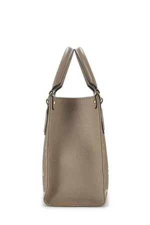 LOUIS VUITTON Dove & Cream Giant Monogram Empreinte On The Go