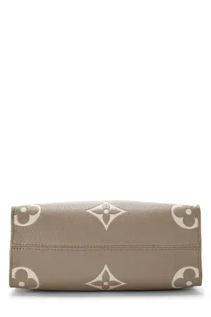 LOUIS VUITTON Dove & Cream Giant Monogram Empreinte On The Go