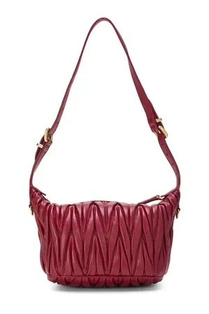 Miu Miu Quilted Nappa Shoulder Bag