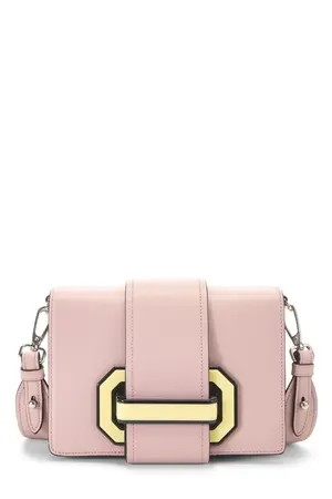 Prada Calfskin Plex Ribbon Crossbody Bag - Pink