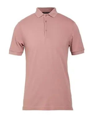 TRUSTED HANDWORK Polo Shirt Antique Rose Size Cotton