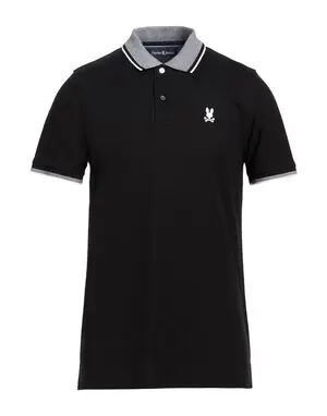 Psycho Bunny Polo Shirt Size Pima Cotton - Black