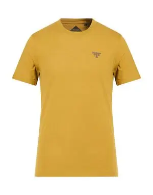 Barbour T-shirt Mustard Size Cotton - Yellow
