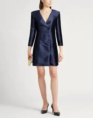 Emporio Armani Mini Dress Size Polyester, Silk