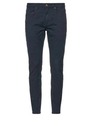 JECKERSON Pants Taupe Size Cotton, Elastane - Navy