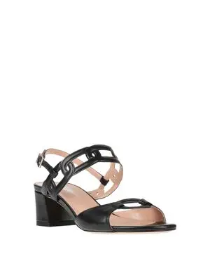 POLLINI Sandals Size Leather
