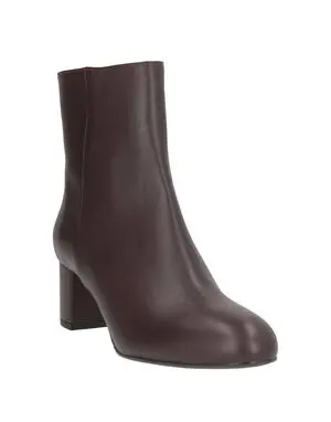 BIANCA DI Ankle Boots Burgundy Size Leather - Red