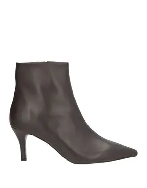 BIANCA DI Ankle Boots Dark Size Leather - Brown