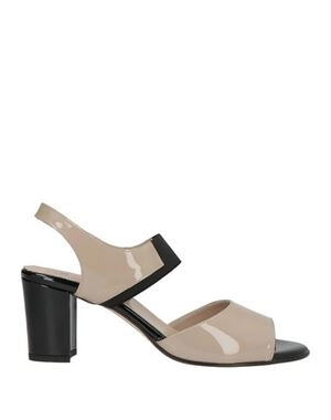 CONFORT Sandals Taupe Size Leather