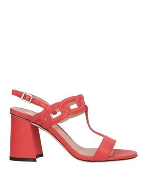 POLLINI Sandals Coral Size Leather - Red
