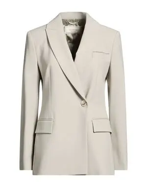 Peserico Blazer Lilac Size Polyester, Virgin Wool, Elastane - Grey