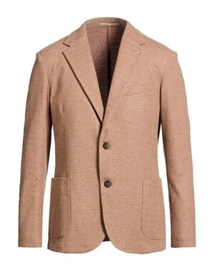 AT.P.CO At. P.co Blazer Size Polyester, Viscose, Cotton, Polyamide - Camel