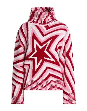 Perfect Moment Turtleneck Fuchsia Size Merino Wool