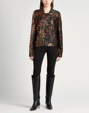 Koché Jacket Copper Size Polyester, Acetate, Metallic Fiber, Polyamide, Silk