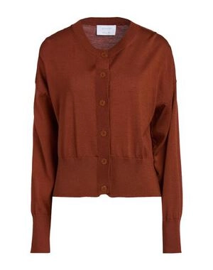 DANIELE FIESOLI Cardigan Size Merino Wool - Brown