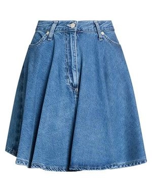 VICOLO Denim Skirt Size Cotton - Blue