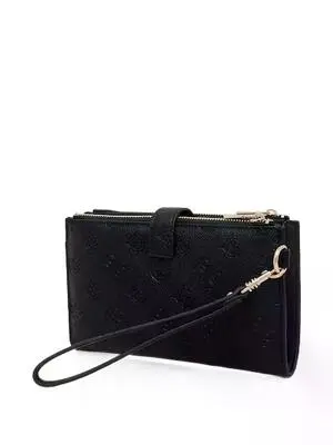 Guess Logo-embossed Zip-around Wallet