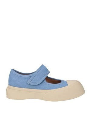 Marni Ballet Flats Light Size Textile Fibers - Blue