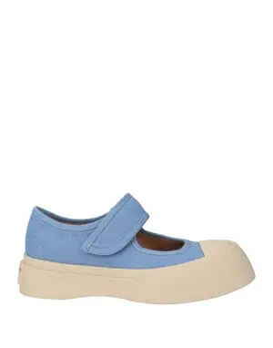 Marni Ballet Flats Light Size Textile Fibers - Blue