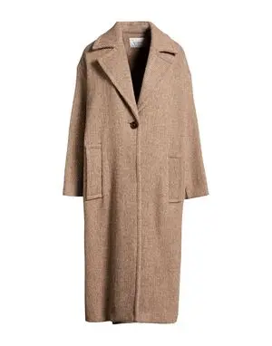BALLANTYNE Coat Sand Size Virgin Wool