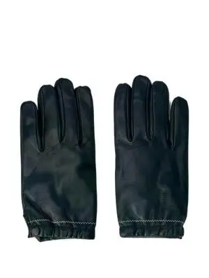 Our Legacy Stitched Leather Gloves - Black