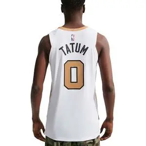 Nike Jayson Tatum Boston Celtics City Edition Dri-fit Adv Nba Authentic Jersey - White