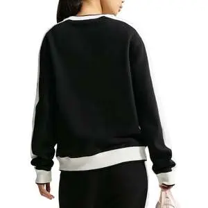 Nike Studio Fleece Medium Weight Crew 'total Black Sail