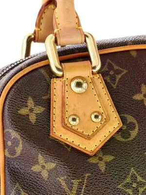 LOUIS VUITTON Manhattan Handbag Monogram Canvas Pm Satchel
