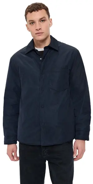 Officine Générale Heiko Padded Nylon Jacket - Navy