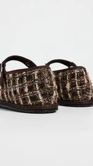 VIBI VENEZIA Mary Jane Tweed Flats