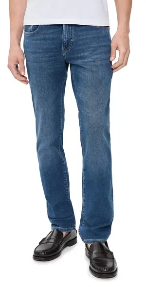 Warp + Weft Ams Slim Straight Jeans - Point Blank