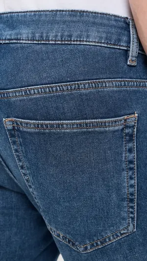 Warp + Weft Ams Slim Straight Jeans
