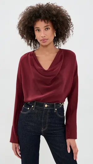 Rag & Bone Vinnie Silk Blouse