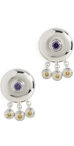 LUV AJ The Cleopatra Shaker Studs - Silver