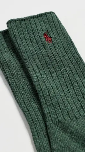 Polo Ralph Lauren Cotton Rib Crew Socks