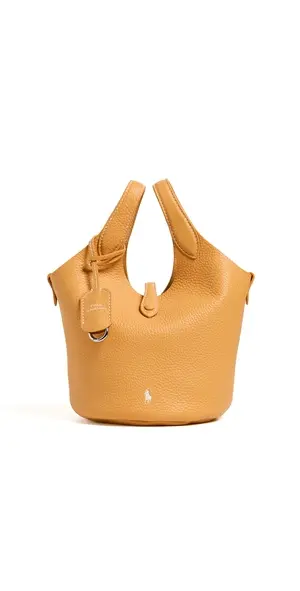 Polo Ralph Lauren Small Leather Poly Crossbody Bag - Mango