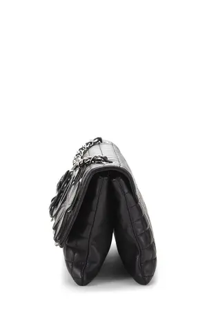 Chanel Lambskin Camellia N°5 Flap Bag
