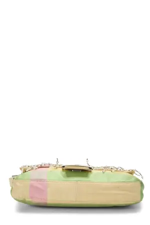 Fendi Multicolor Leather Embellished Baguette