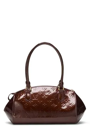 LOUIS VUITTON Griotte Monogram Vernis Sherwood